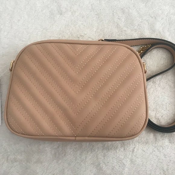 Lola Mae | Bags | Lola Mae Fashion Quilted Light Blush Crossbody Bag ...